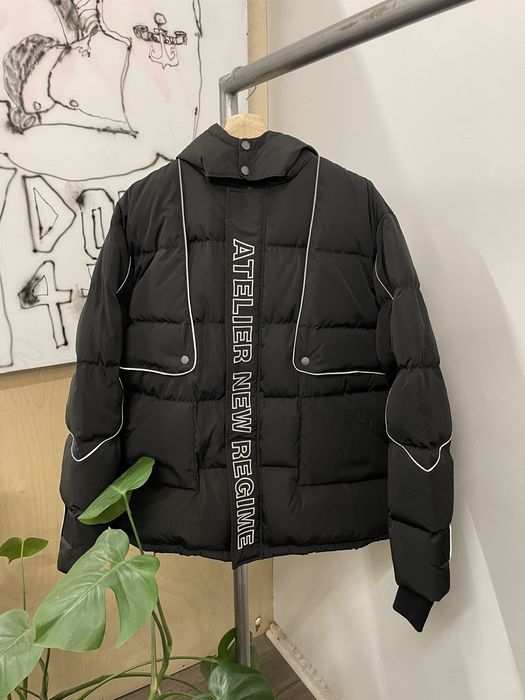 Atelier New Regime Atelier New Regime Puffer Jacket Reflective Rare 3m Black Grailed