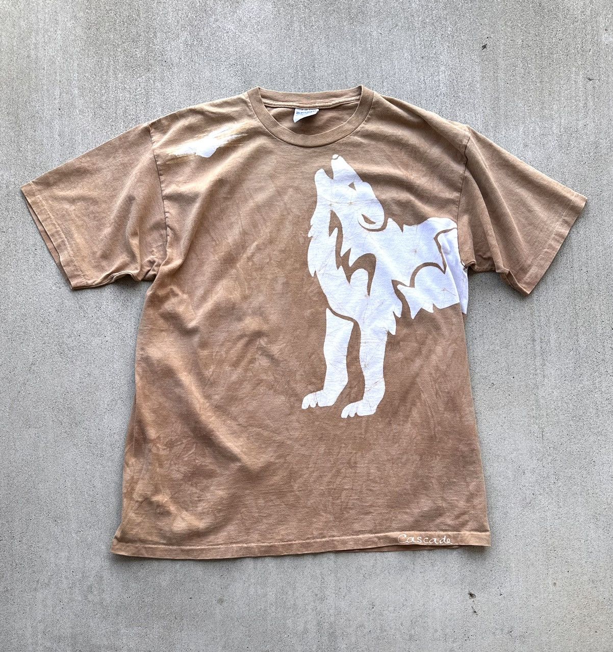 Vintage Vintage Wolf Tee Shirt Xl 90s Single Stitch Art AOP | Grailed