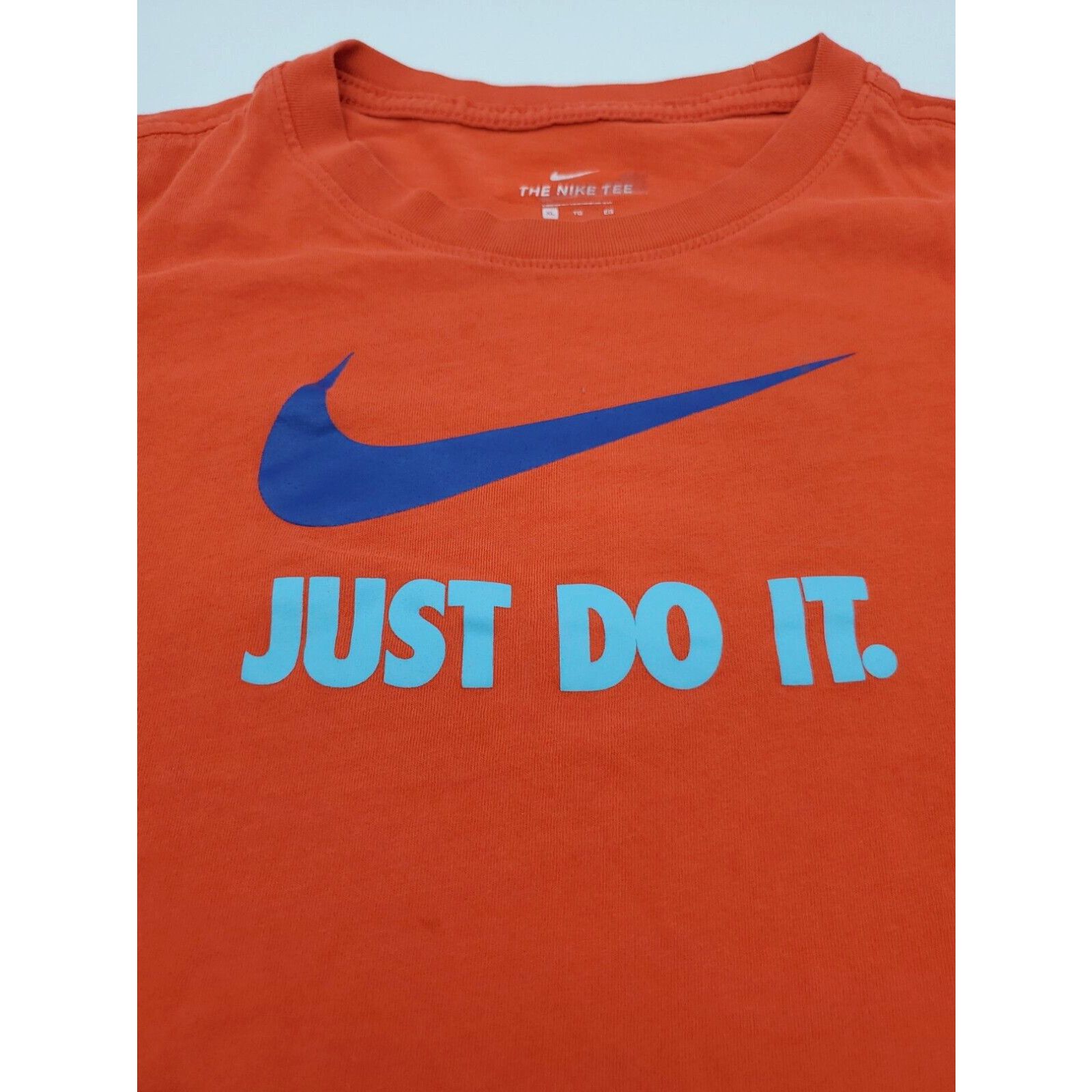 Nike Nike XL Youth Orange Swoosh Logo Sports Shirt..T185 | Grailed