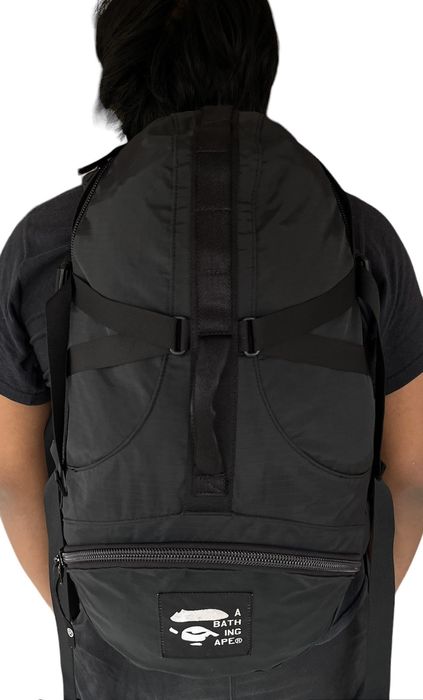 Bape VINTAGE A BATHING APE BAPE RIPSTOP NYLON BACKPACKS | Grailed