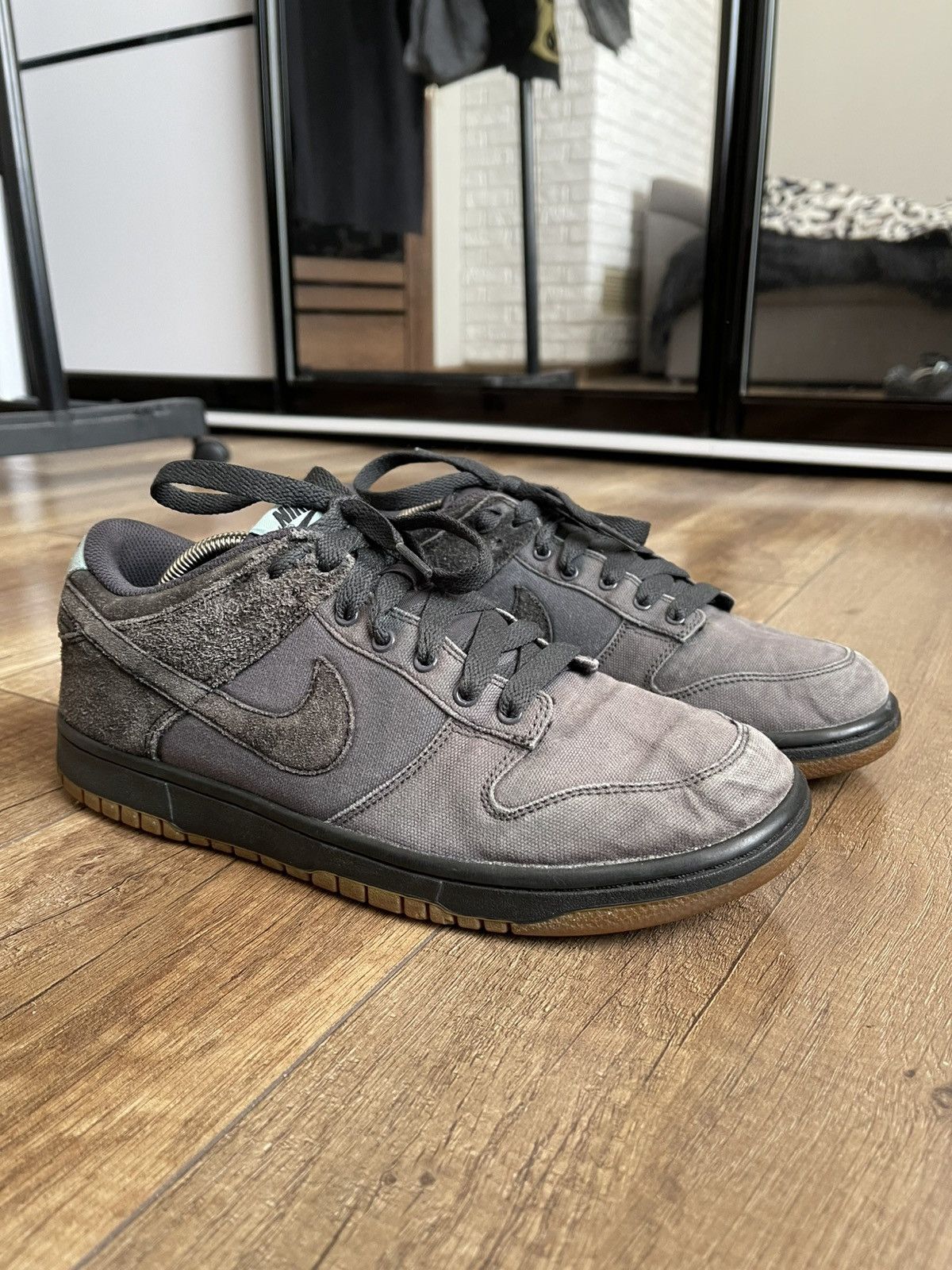 Vintage Nike Anthracite Glacier Ice Dunk Low Top Sneaker Shoes | Grailed