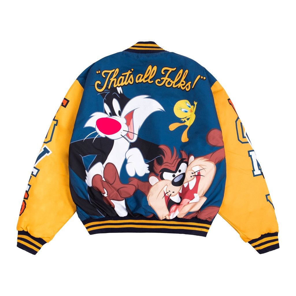 Bomber Jacket × Cartoon Network × Varsity Jacket LOONEY TUNES BE FRIEND ...