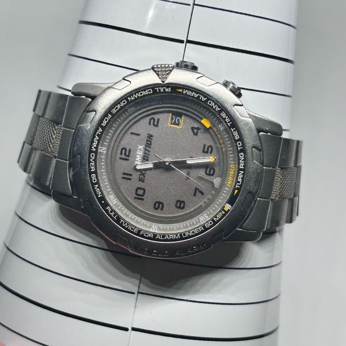 Timex Timex Expedition Indiglo WR 50M Silver Tone Stainless Watch | Grailed