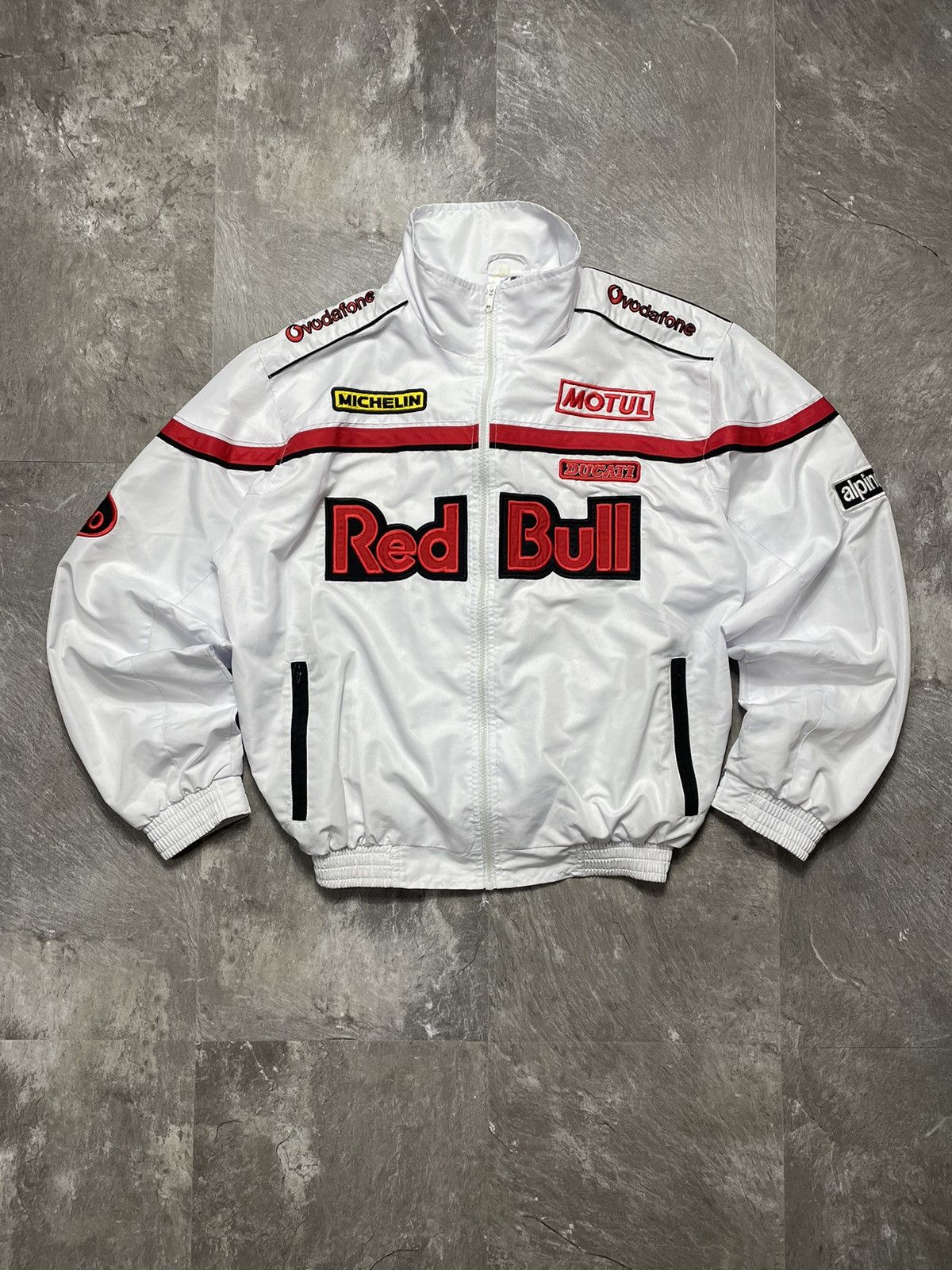 Alpinestars × Red Bull Vintage Red Bull Alpinestars F1 Racing Jacket ...