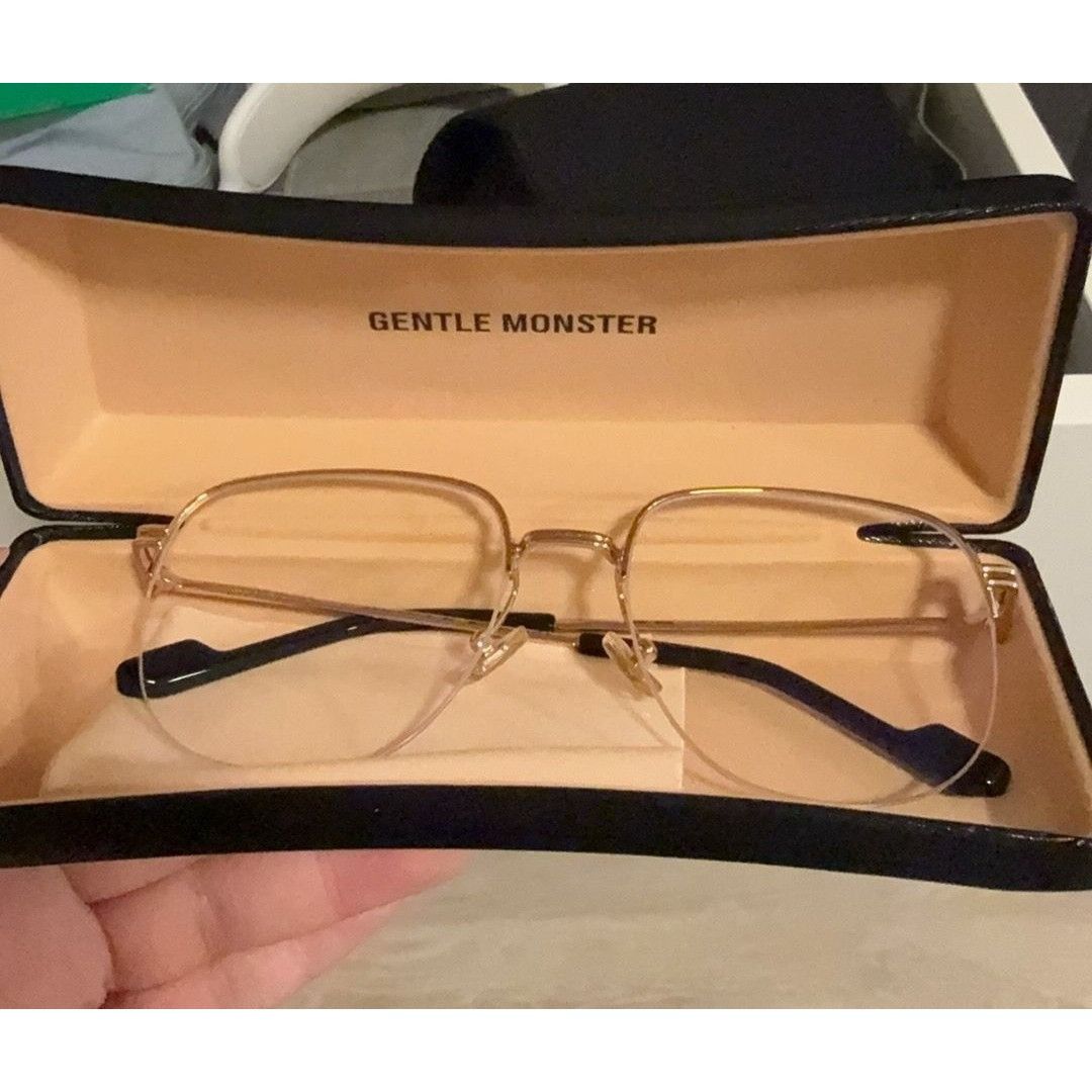 Gentle Monster Gentle Monster Series S Gold Frame Prescription ...