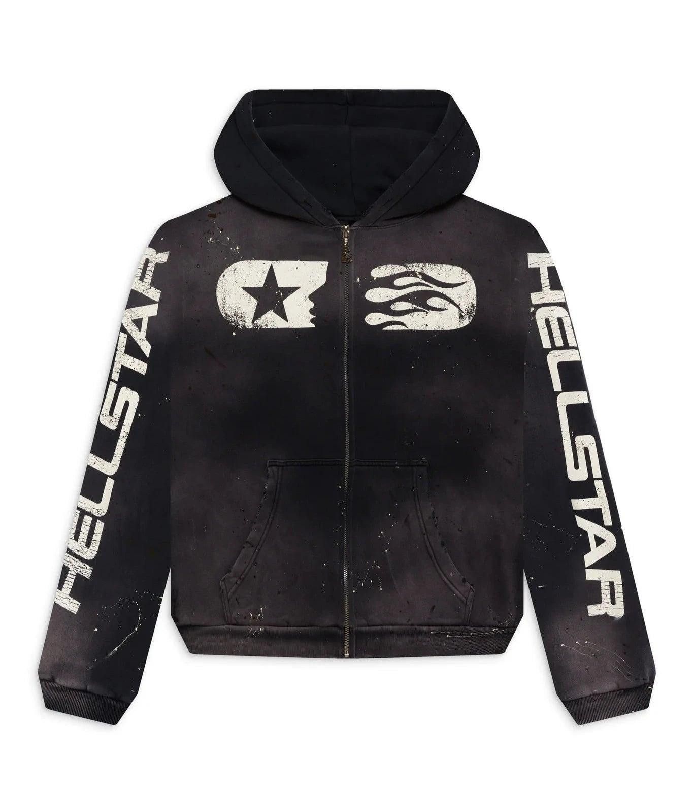 HELLSTAR Hellstar Studios Zip Hoodie Black | Grailed