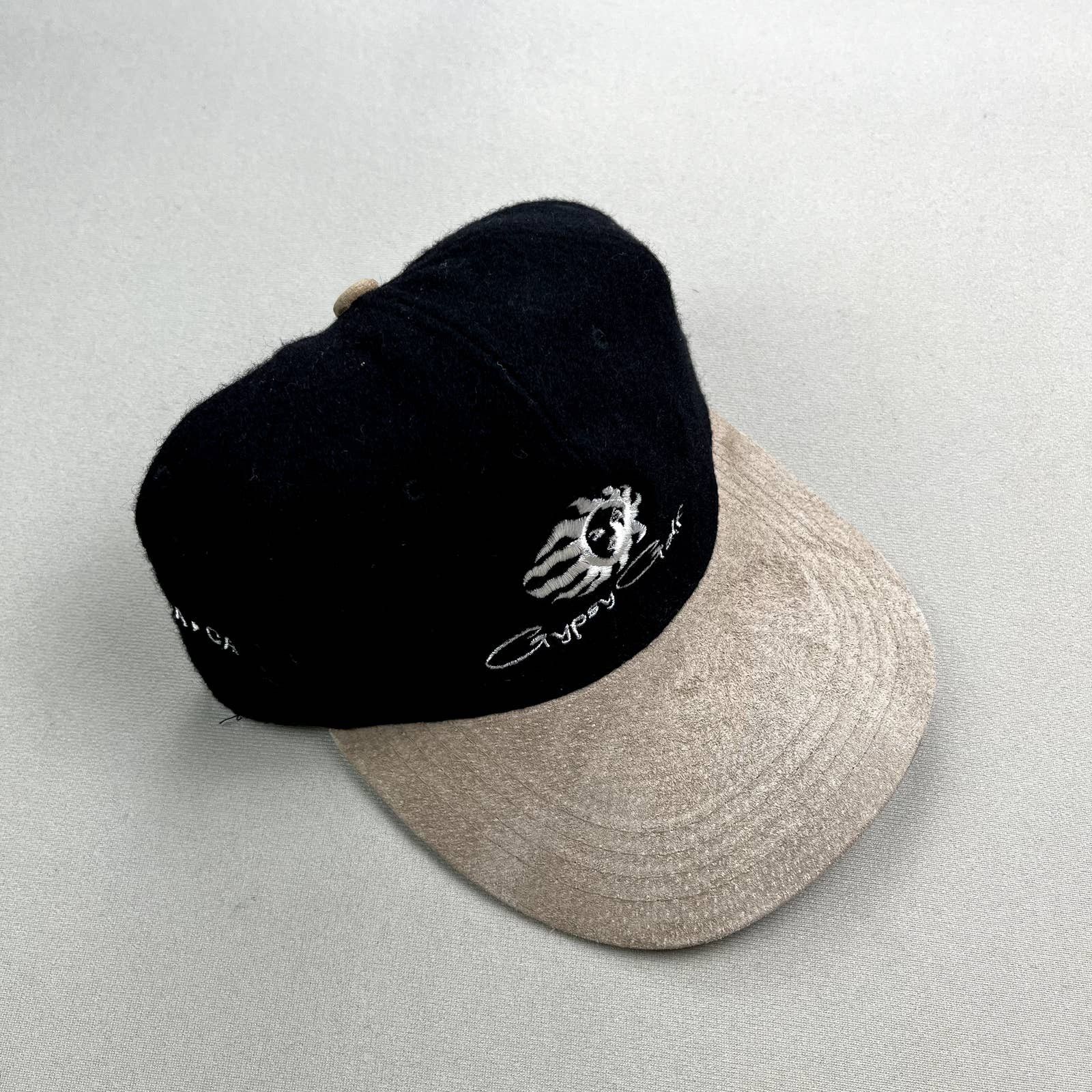 Vintage Vintage Gypsy Golf Cap Hat Black Wool California Course 90s ...