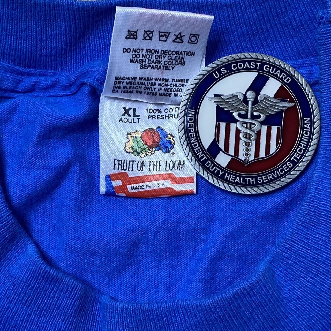 Fruit Of The Loom Vintage University of Kansas Blue College Tee Size XL ...