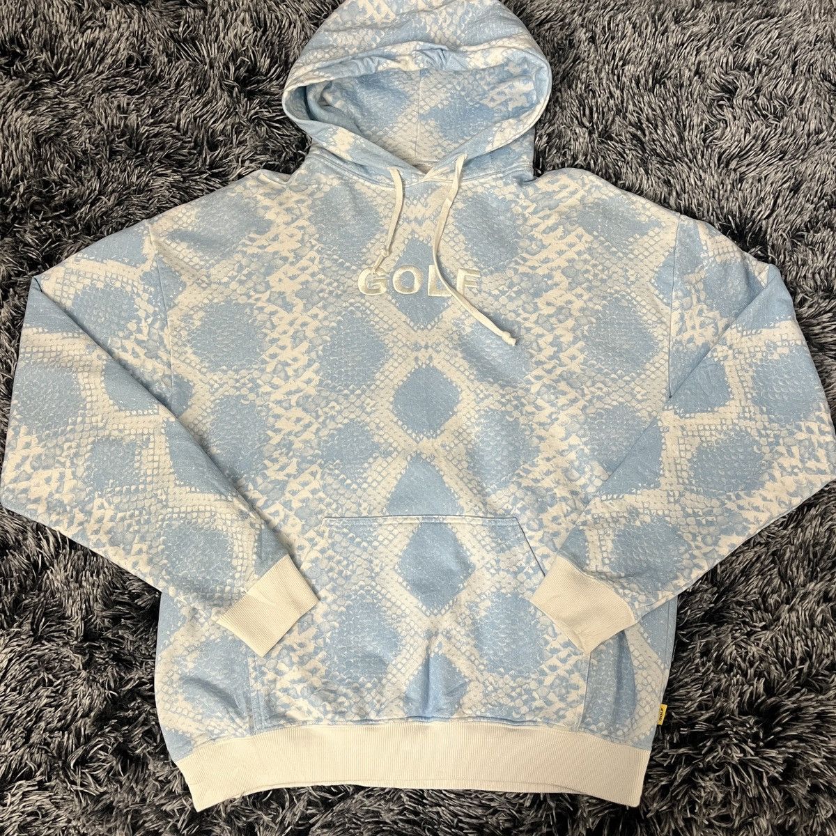 Golf Wang Golf Wang Blue Python Hoodie | Grailed