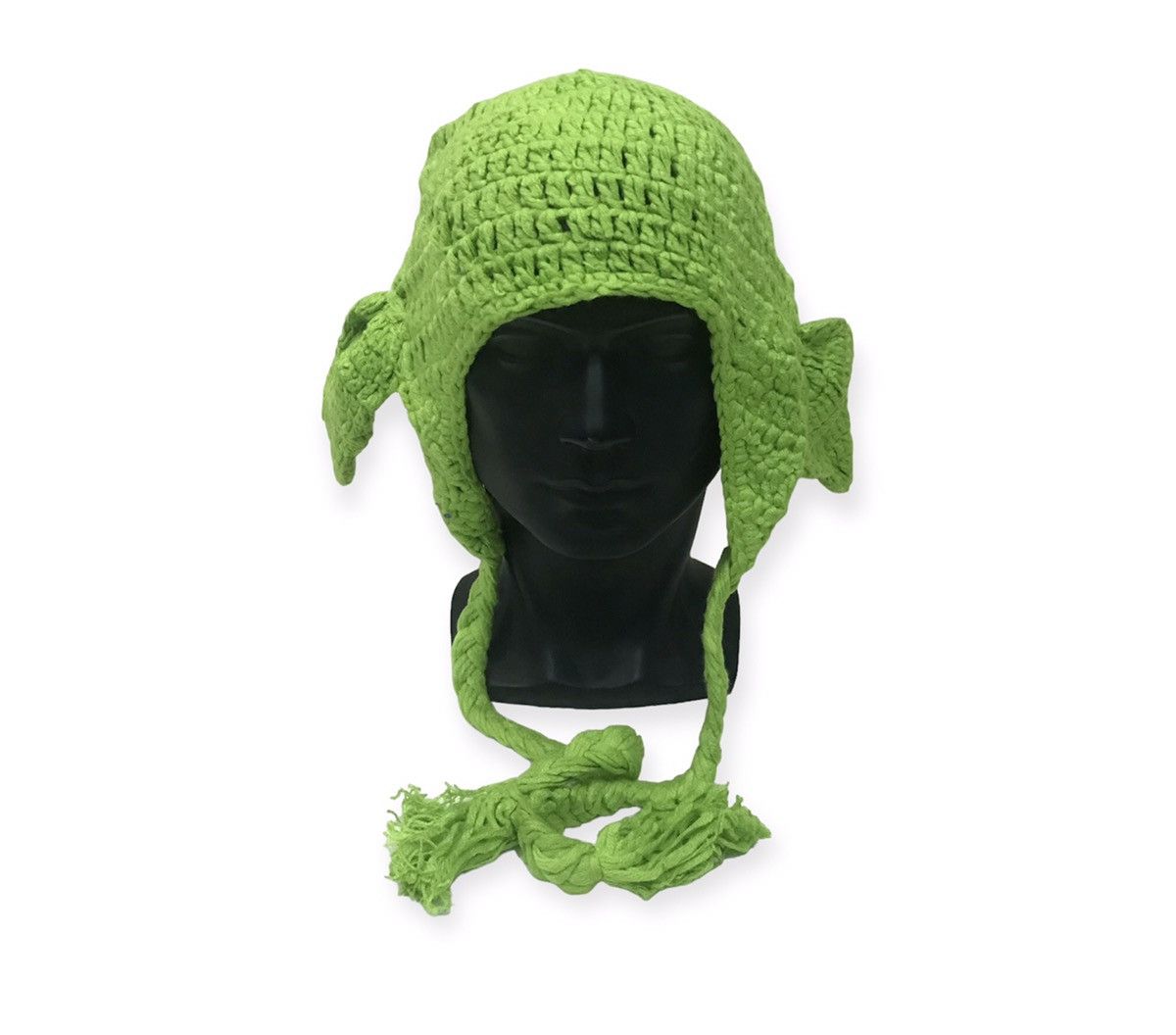 Japanese Brand Alien Knit Earflap Beanie Hat | Grailed
