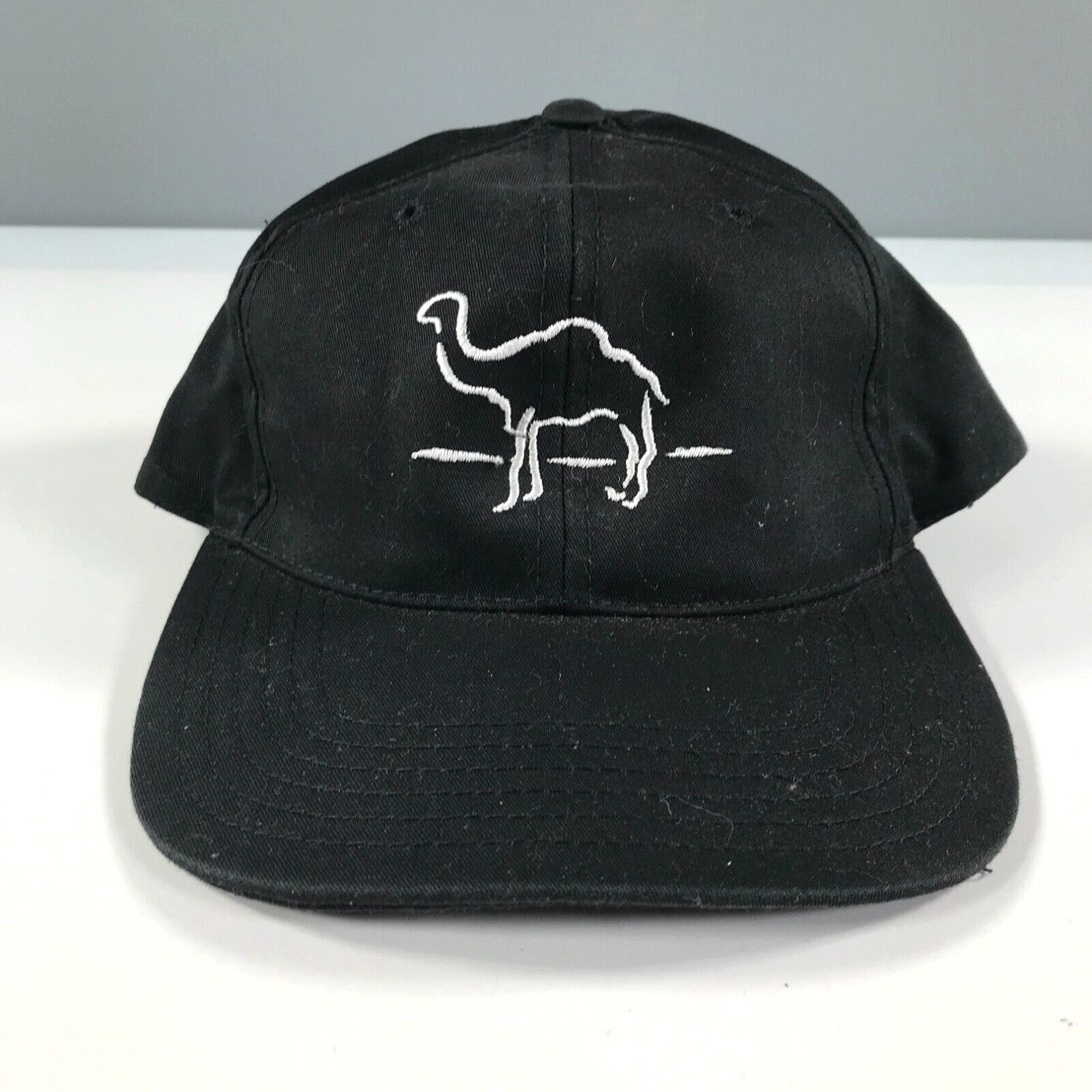Camel Vintage Camel Snapback Hat Black White Logo Cigarettes Smoking ...
