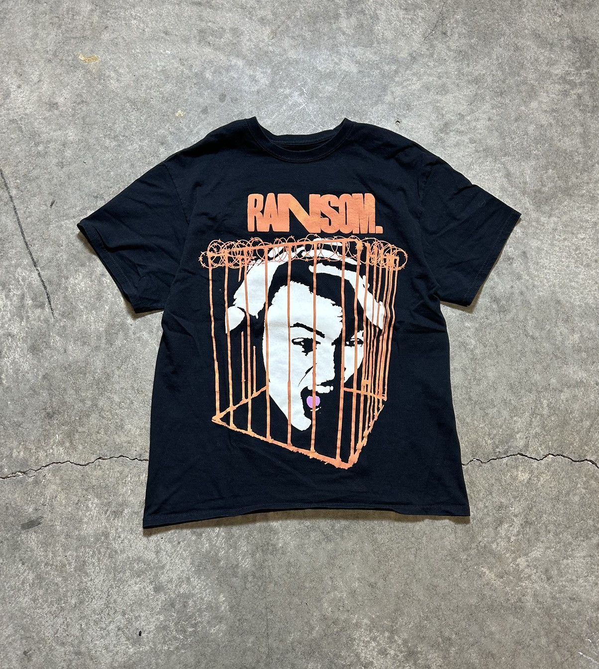 Ransom Clothing × Streetwear Ransom tee black A prisoner in my own head ...