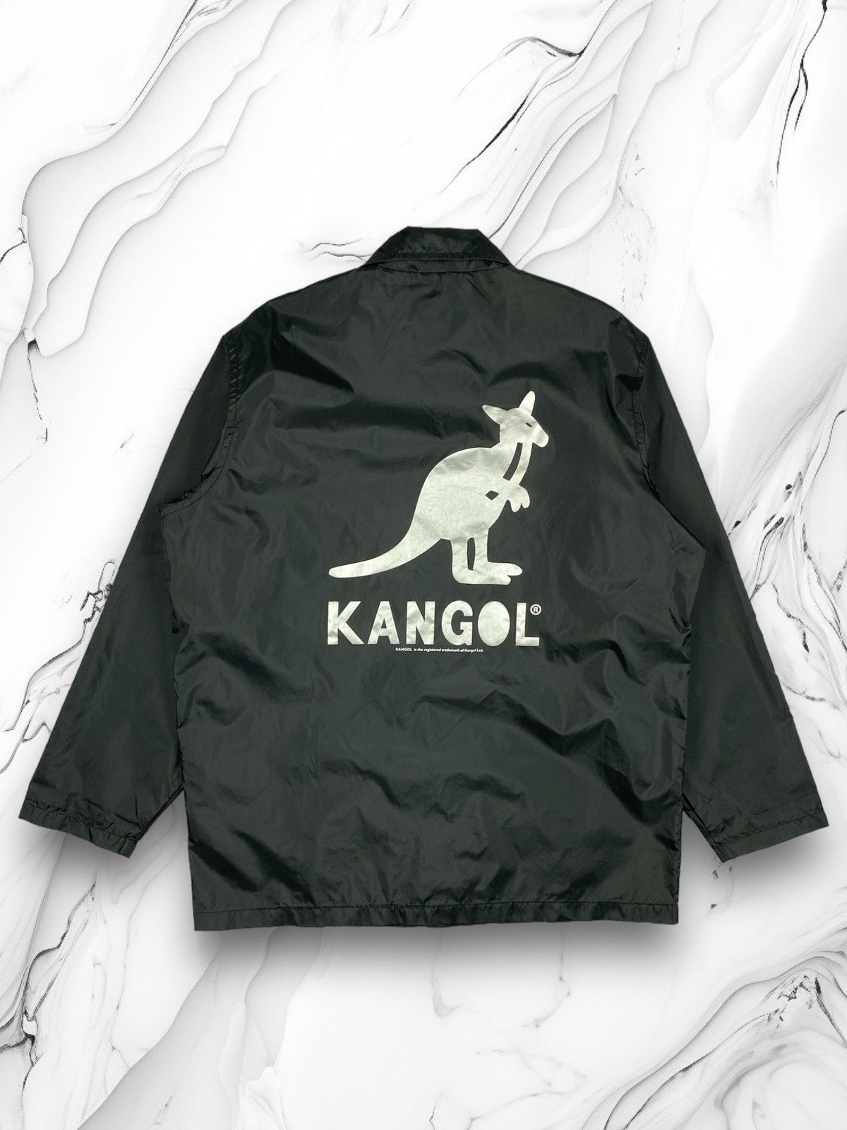 Kangol × Vintage Vintage Kangol The United Kingdom Button Jacket Bomber ...