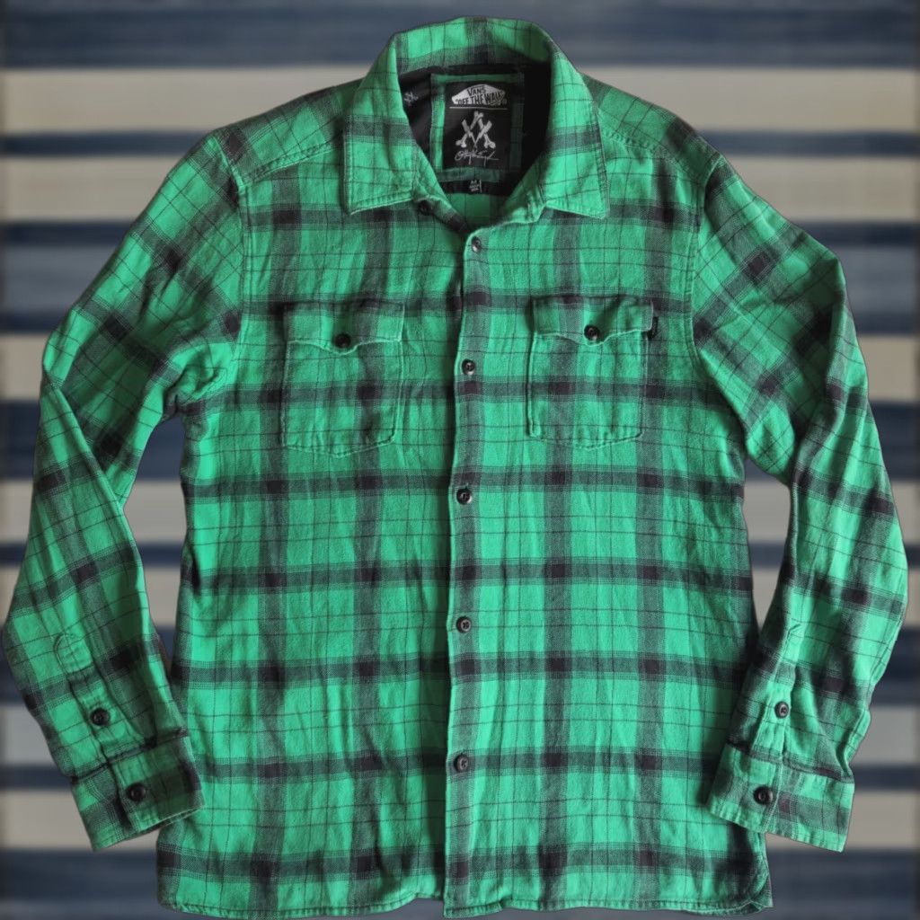 Vans VANS Off The Wall x Anthony Van Engelen Green Men's Med Skater ...