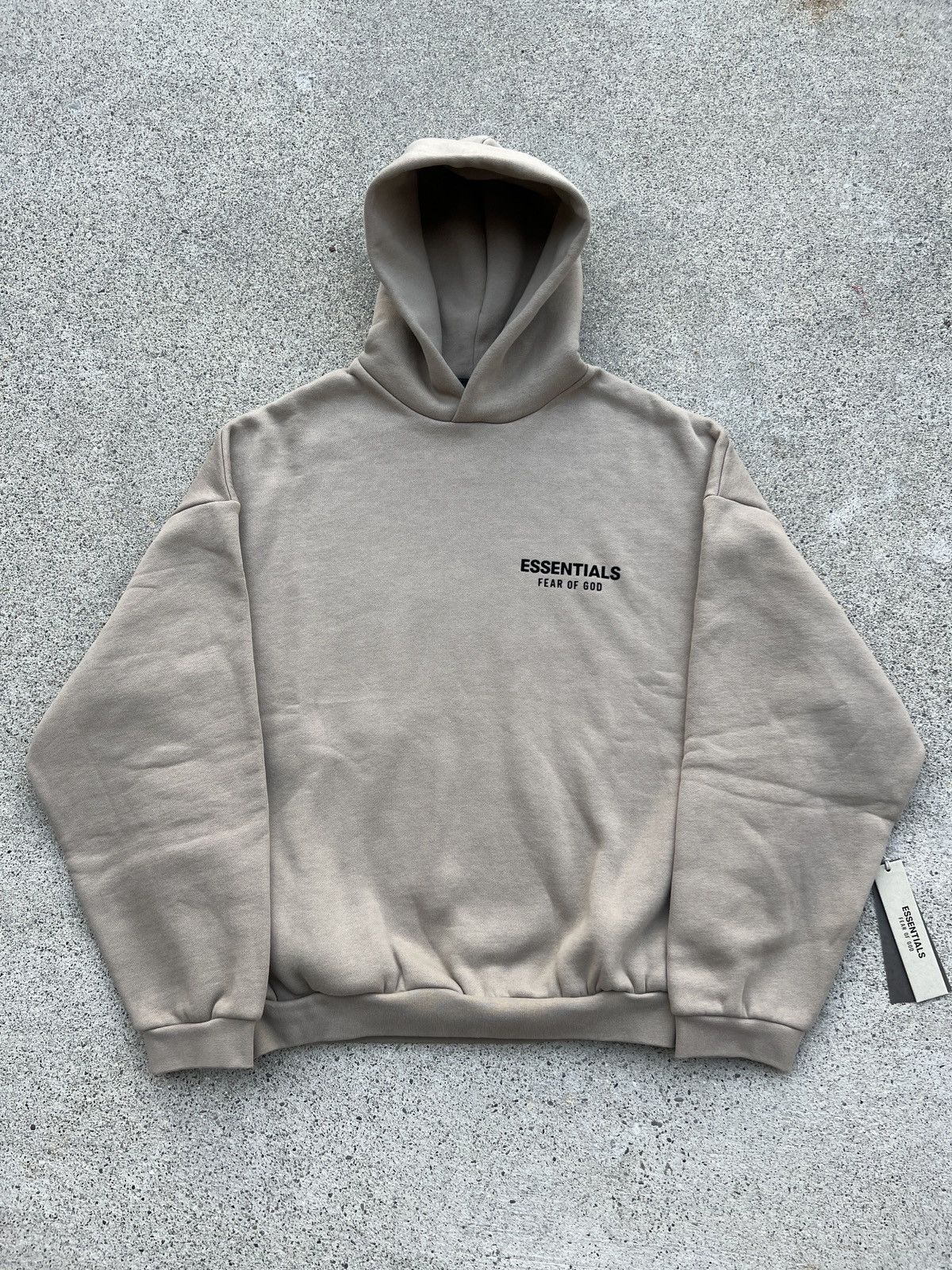Essentials × Fear of God Desert Sand Fear of God Essentials Fleece ...