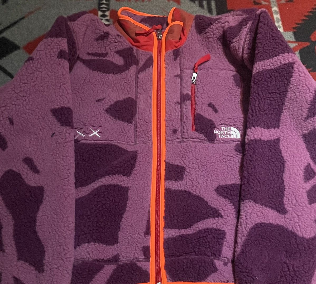 Kaws × The North Face The North Face x Kaws Fleece Jacket | Grailed