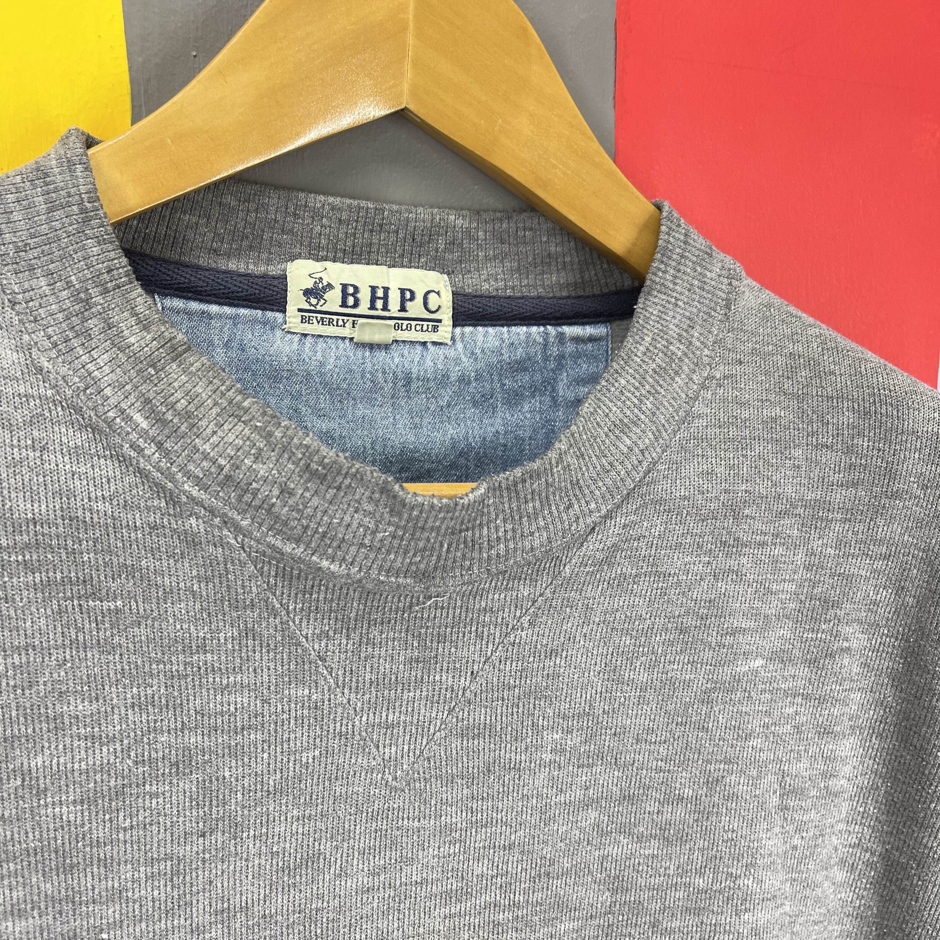 Beverly Hills Polo Club BHPC American League Crew Neck Sweatshirt #1368 ...