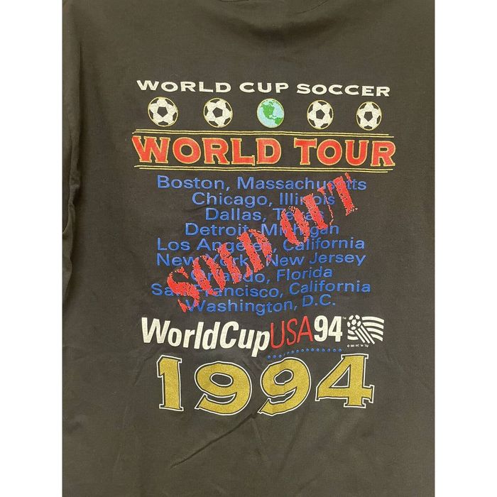 Vintage Vintage World Cup USA 94 Nutmeg T-Shirt 1994 90s Large | Grailed