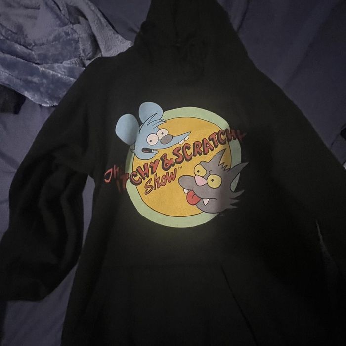 Disney itchy and scratchy sweater | Grailed