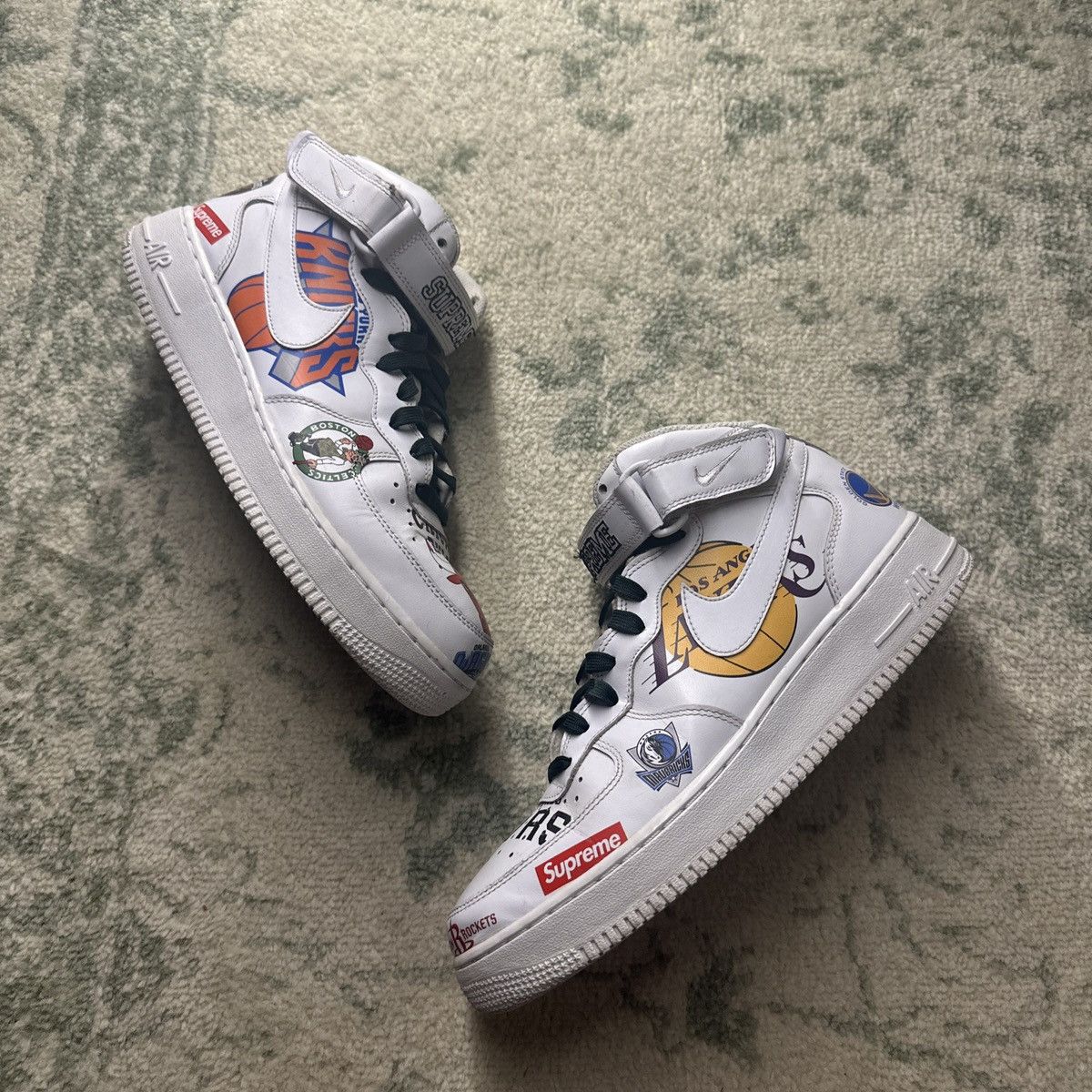 Nike × Supreme Nike Supreme NBA Air Force 1 07 White | Grailed