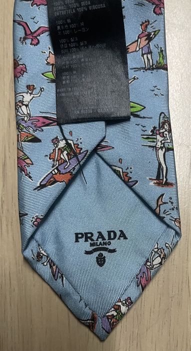 Prada 🔥RARE🔥PRADA TIE FULL PRINT ITALY | Grailed