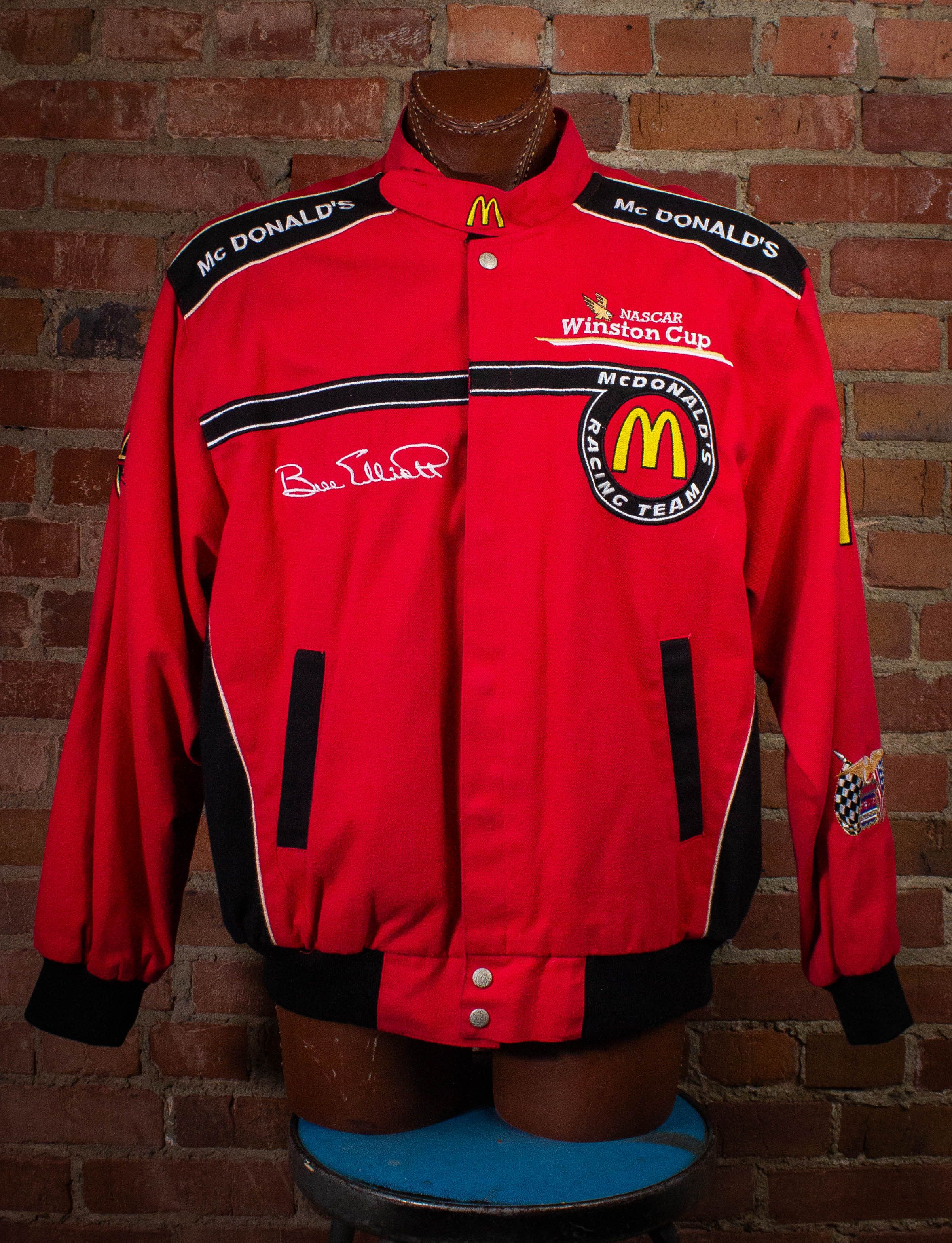 Vintage Vintage Bill Elliot McDonald's Racing Team Nascar Jacket 90s ...