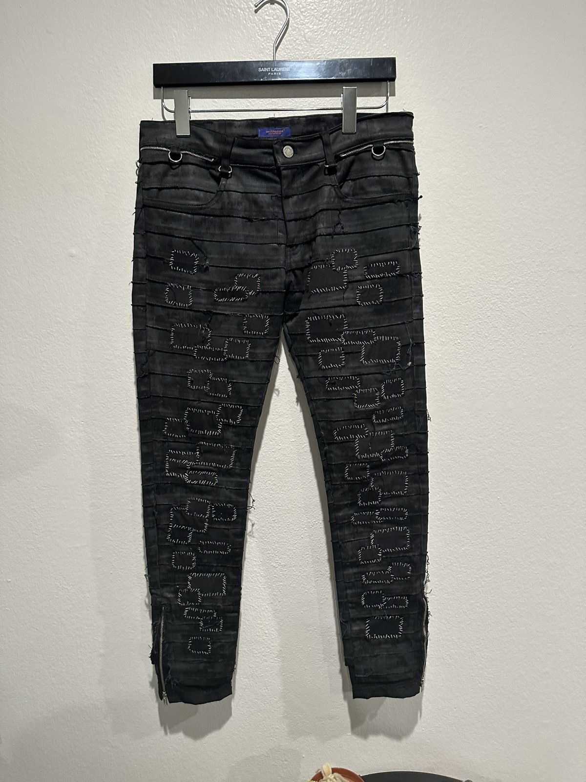 Undercover SS03 Scab Redux Patch Stitch Denim Pants | Grailed