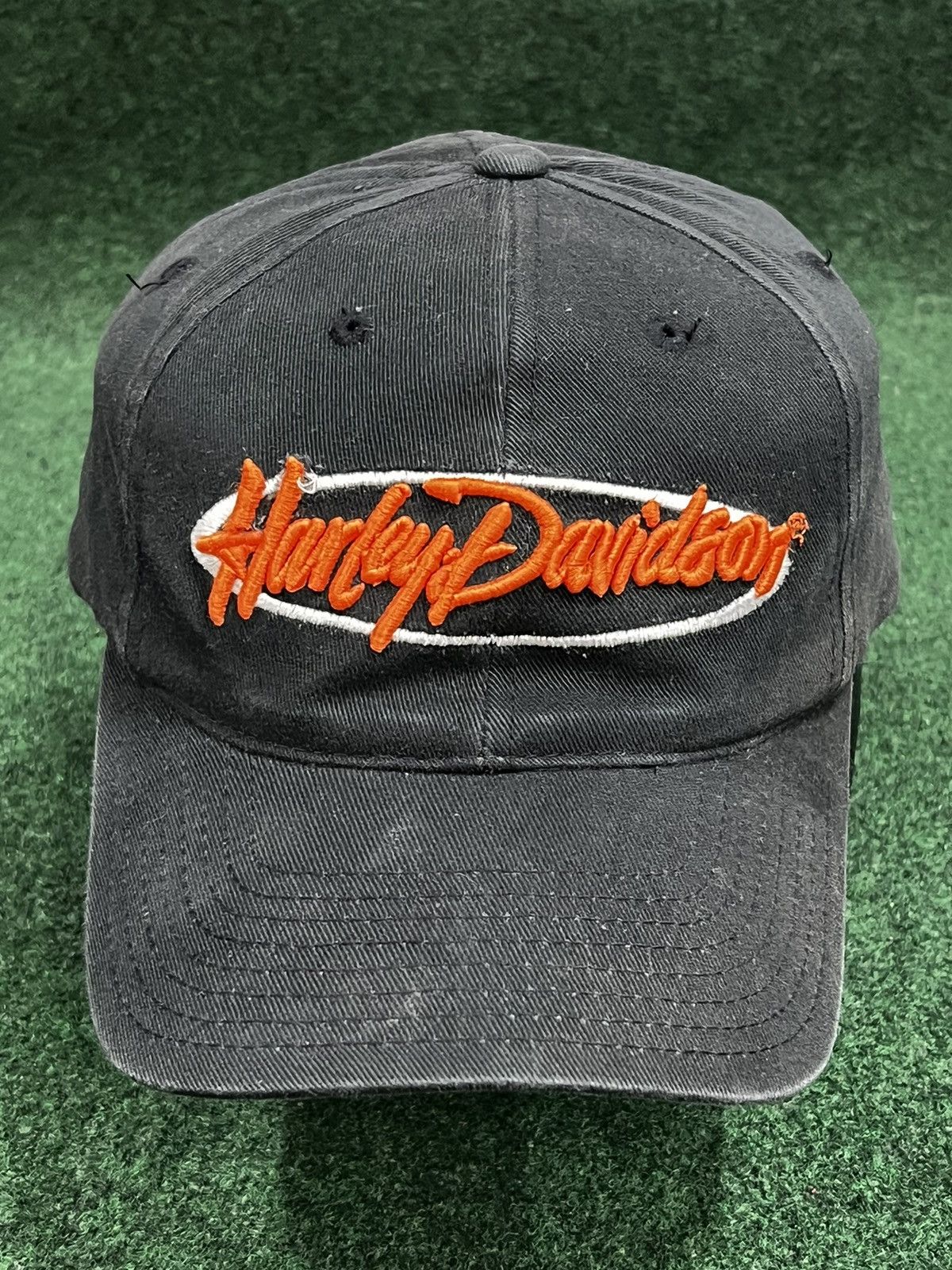 Vintage 90s Harley Davidson Script Snapback Hat | Grailed