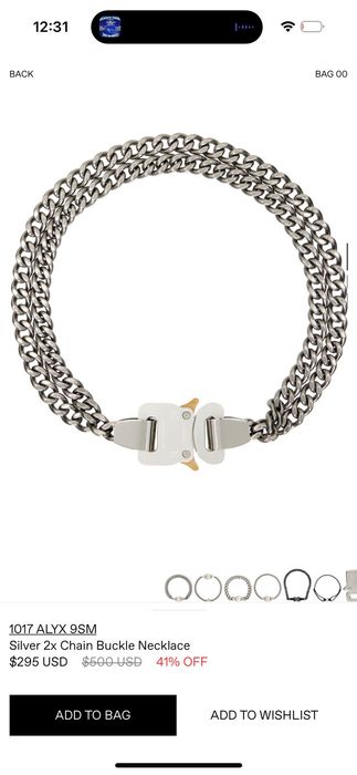 1017 ALYX 9SM alyx 2x chain necklace | Grailed