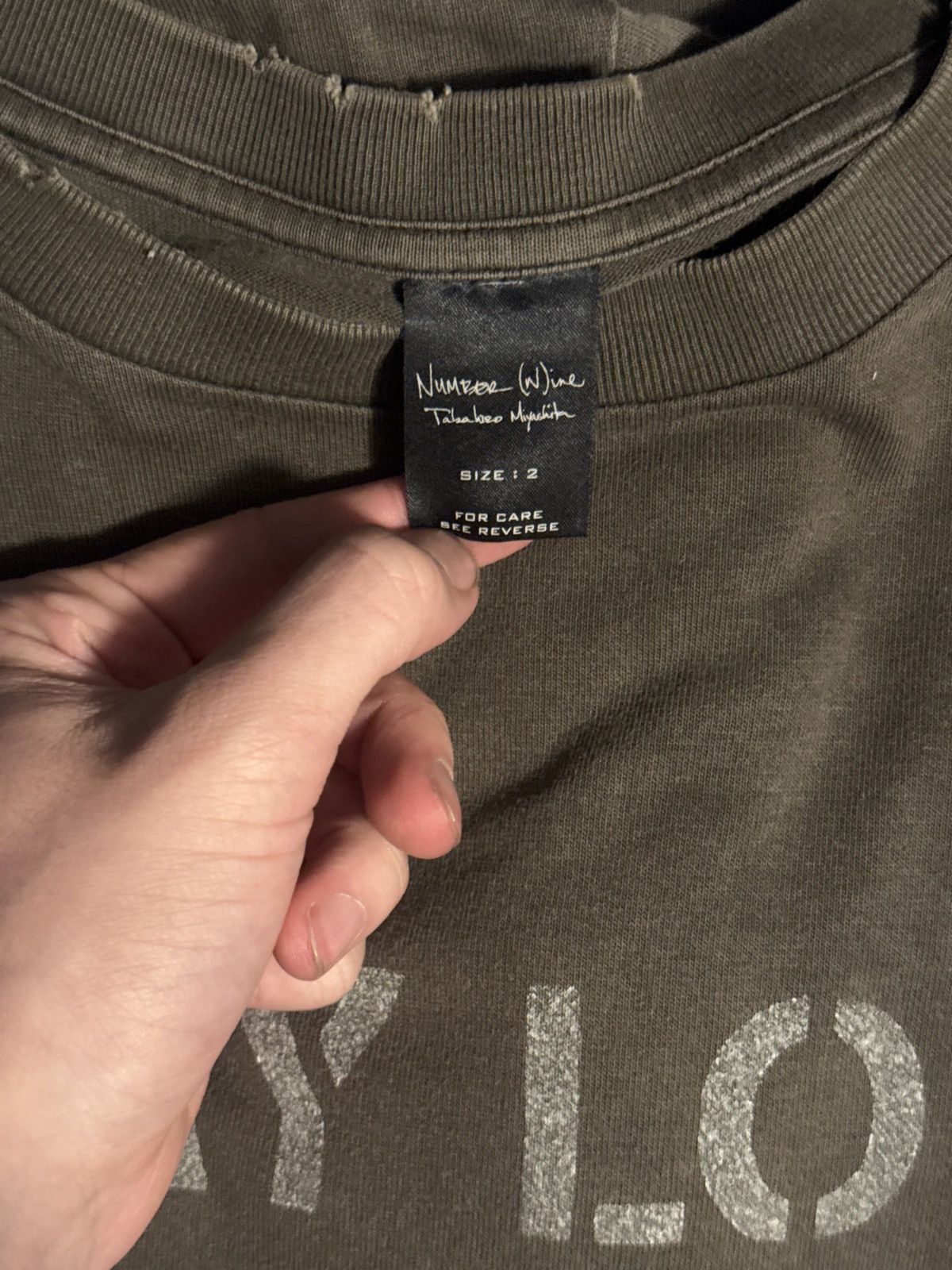 Number (N)ine SS04 Number Nine Play Loud Tee | Grailed
