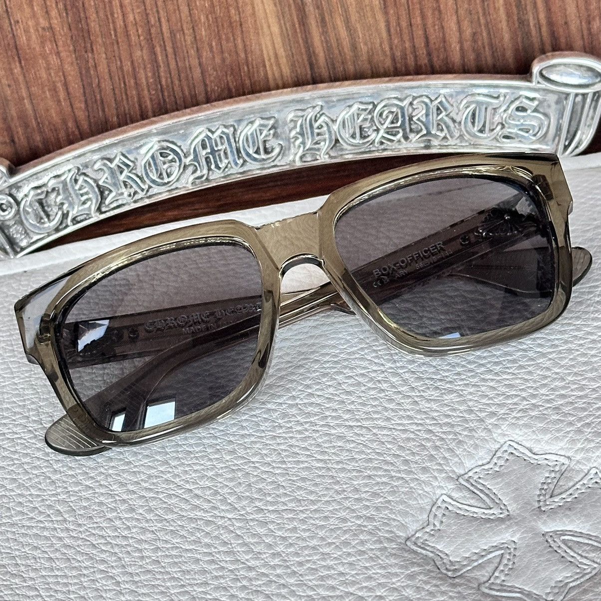Chrome Hearts Chrome Hearts Box Officer Sunglasses | Grailed