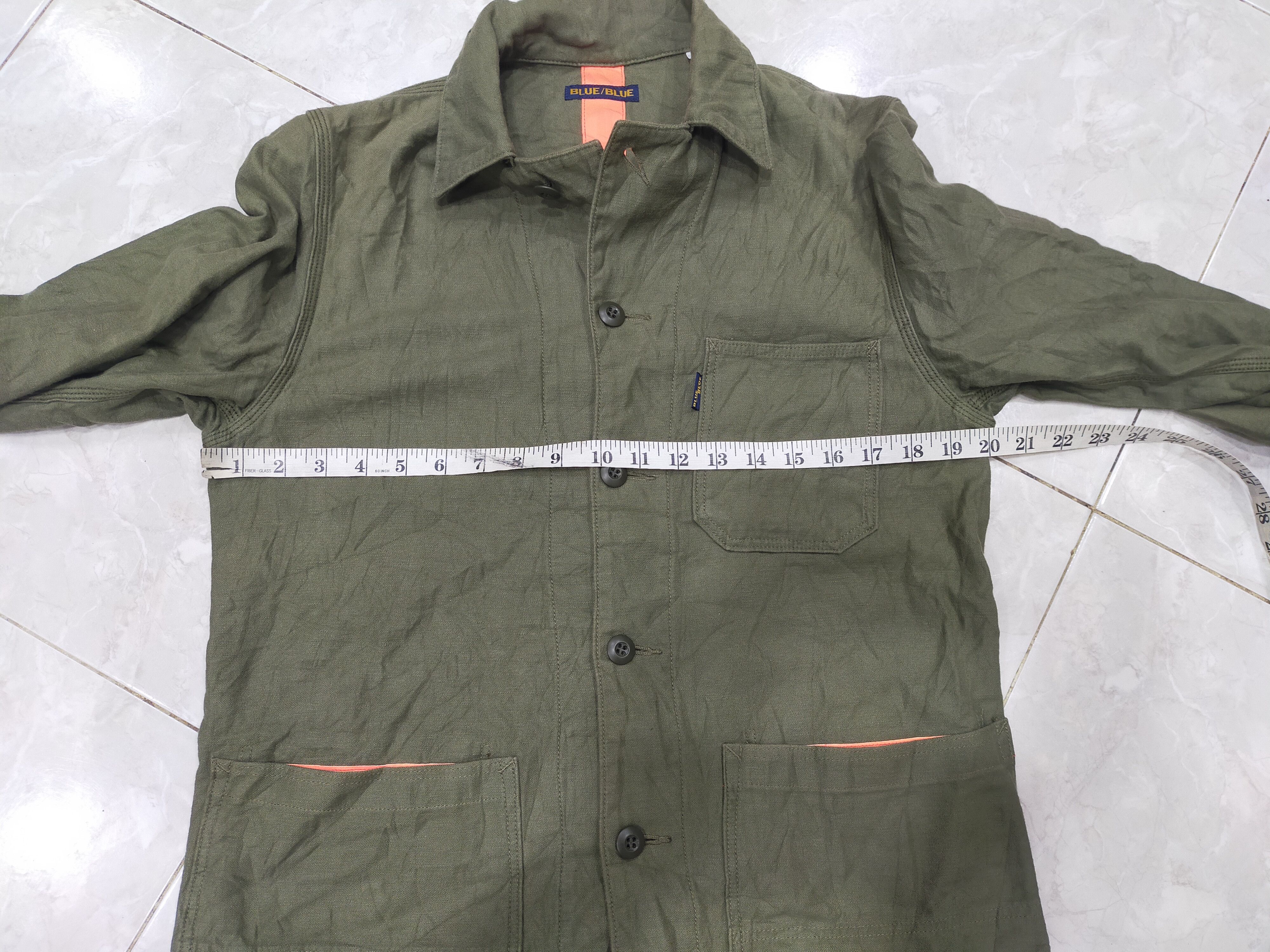 Japanese Brand Blue Blue Japan Olive Green Jacket 3 Pocket Us Army ...