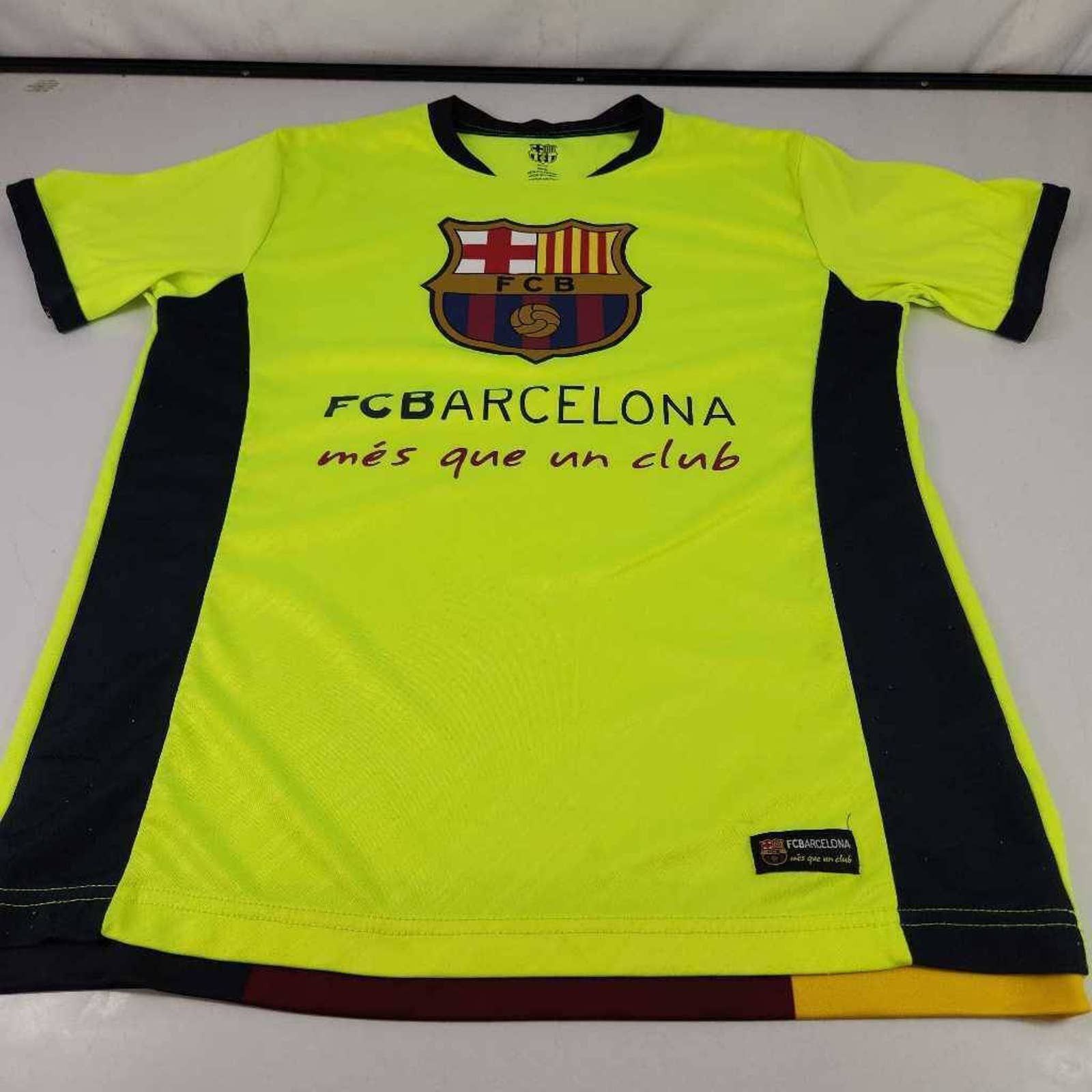 Fabric Brand & Co. Barcelona FCB Mens Jersey Shirt Yellow Black Barca ...