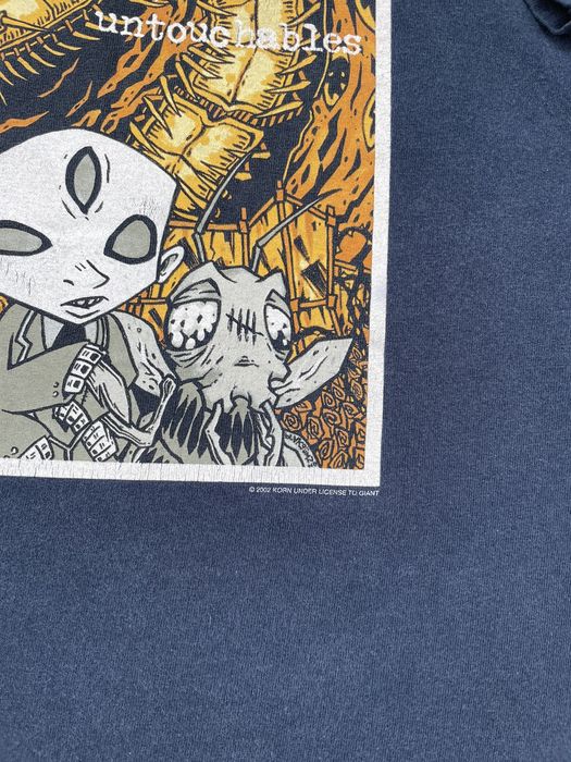 Vintage 2002 Korn Untouchables Album Cover Nu Metal Tee | Grailed