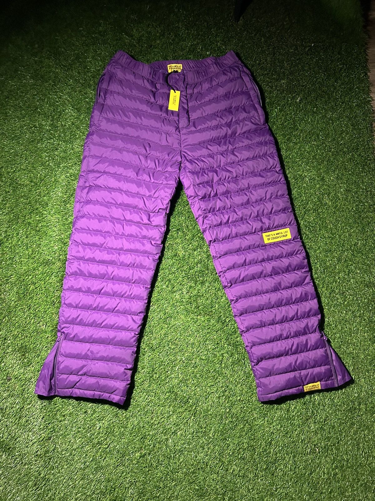 Awful Lot of Cough Syrup Awful Lot Of Cough Syrup puffer sweats | Grailed