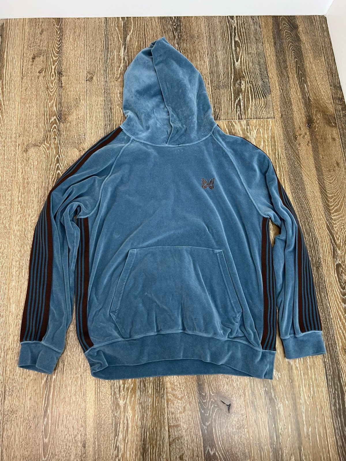 Needles Needles velour track jacket hoodie | Grailed