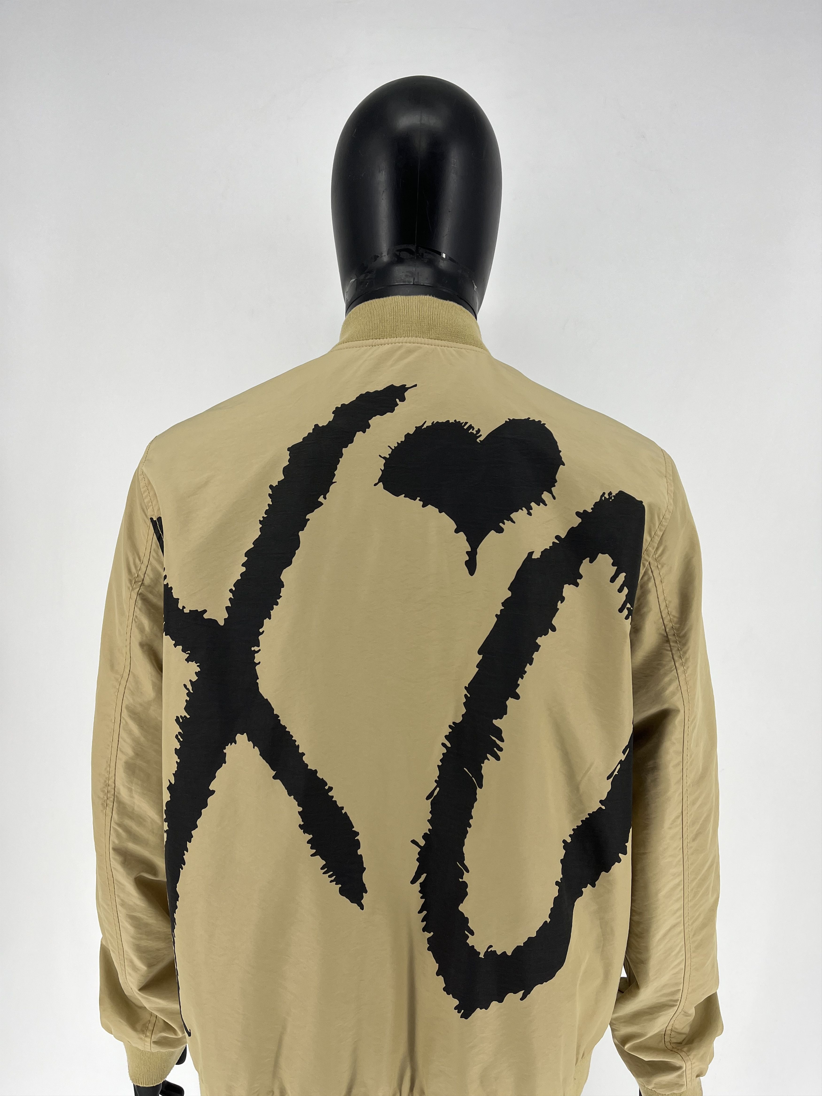 H&M × The Weeknd × XO The Weeknd x HM XO Bomber Khaki Beige Bomber ...