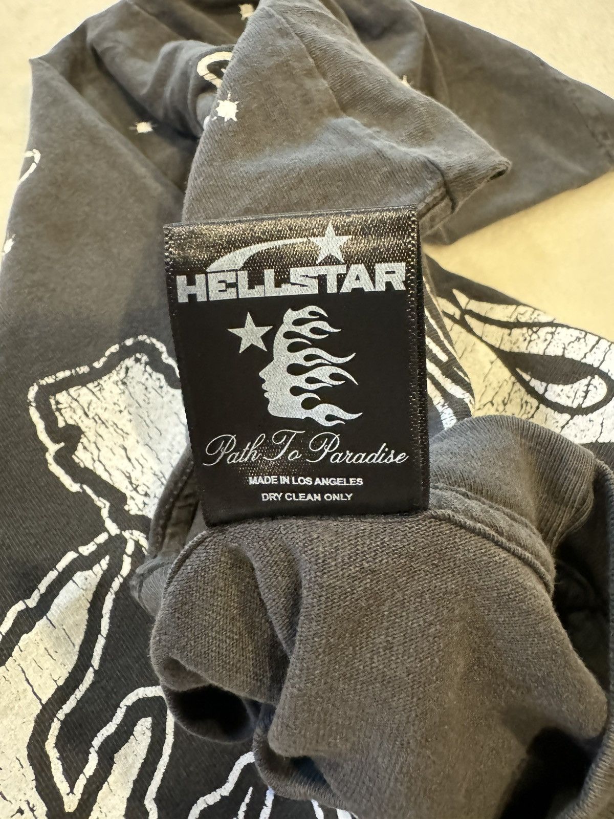 HELLSTAR Hellstar Inner Peace Black Tee | Grailed