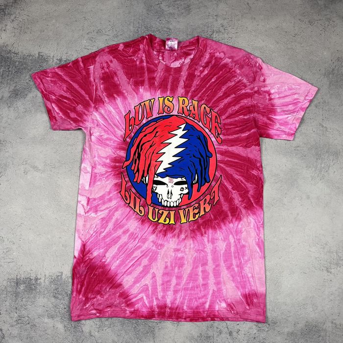 Streetwear Vintage Lil Uzi Vert x Grateful Dead luv is rage rare tee ...
