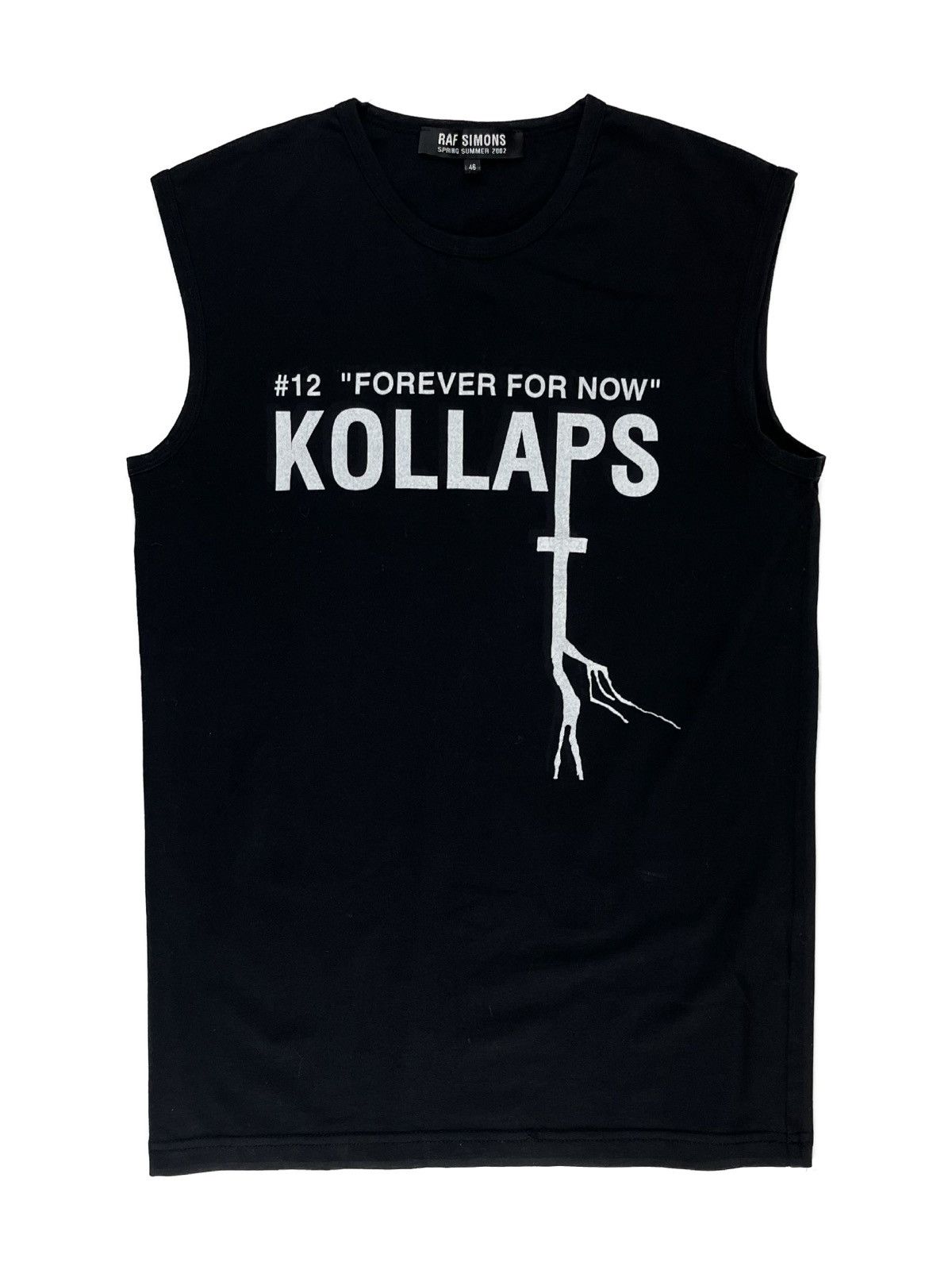 Raf Simons SS02 Raf Simons Kollaps Peter De Potter Sleeveless Tank Top ...