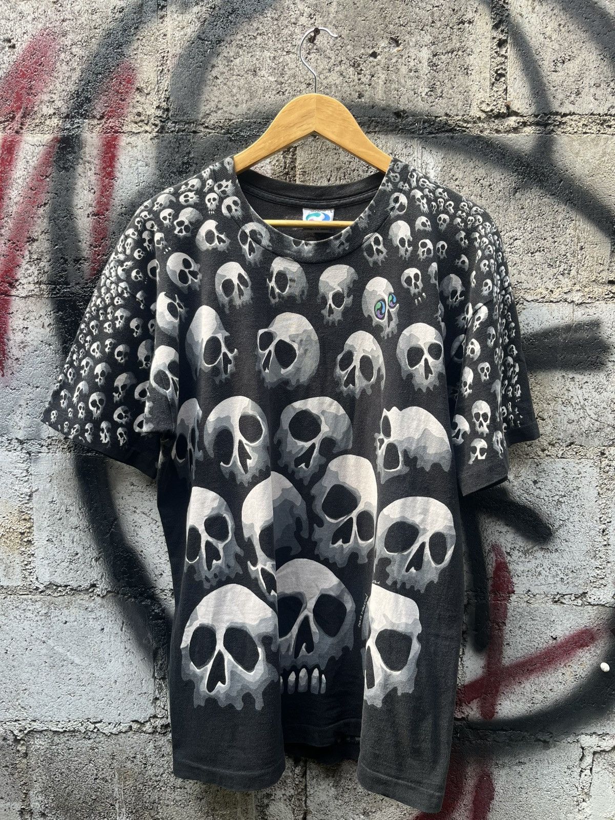 Liquid Blue × Travis Scott × Vintage Travis Scott Skull Pile Liquid ...