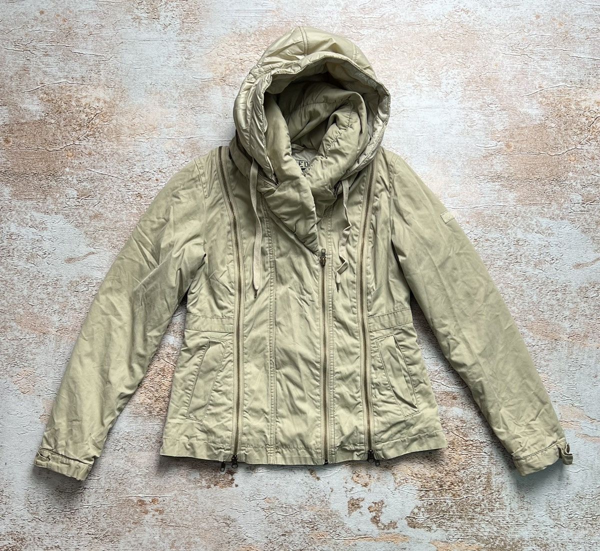 Vintage Closed vintage front and back zippers hooded jacket | Grailed