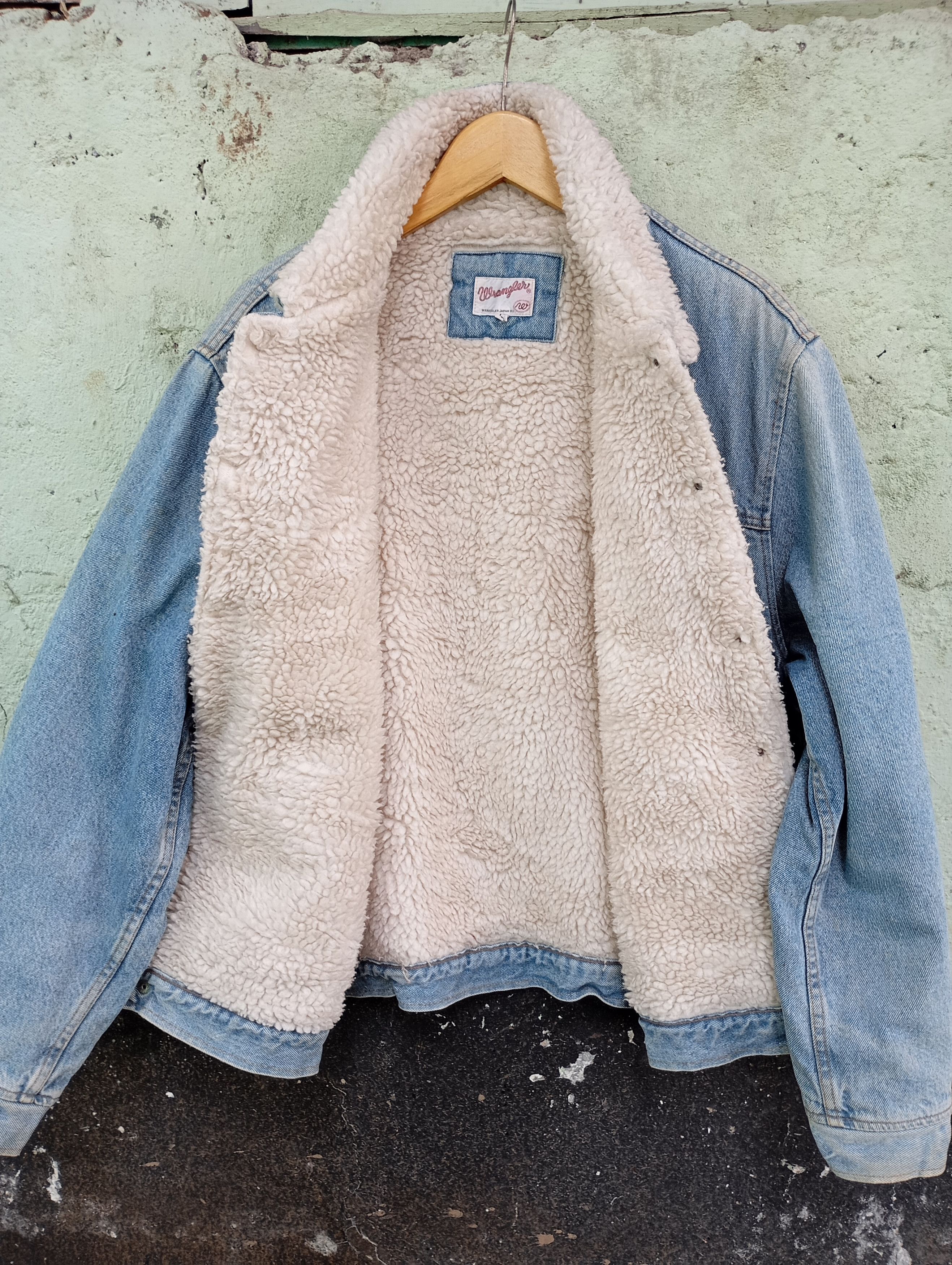 Wrangler WRANGLER BLUE BELL Denim Jeans Jacket is sherpa | Grailed