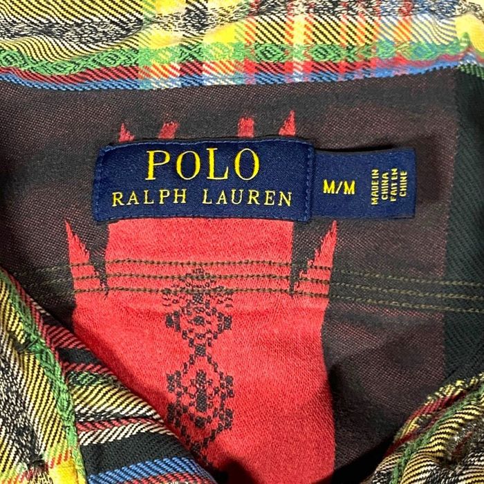 Polo Ralph Lauren Polo Ralph Lauren Vintage Aztec Print Plaid Long Sleeve Butt | Grailed