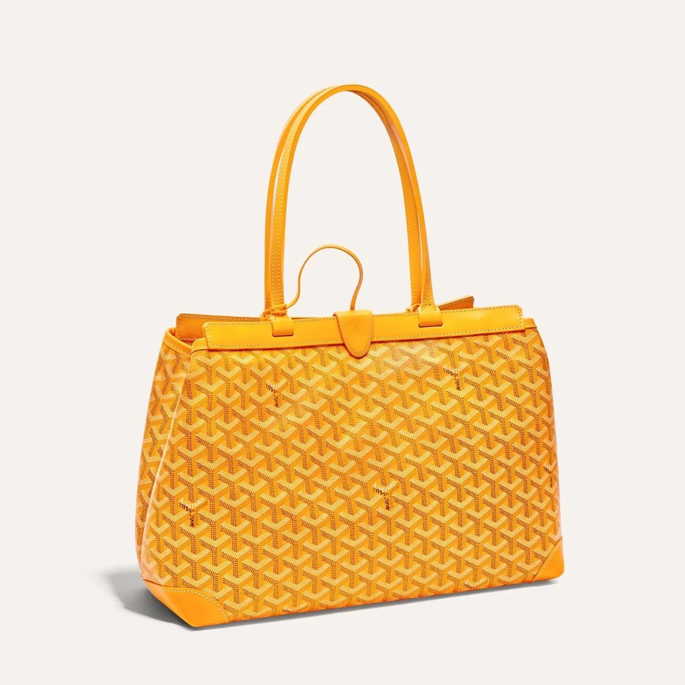 Goyard GOYARD BAG HAND MONOGRAM LEATHER BLACK WHITE SAINT LOGO | Grailed