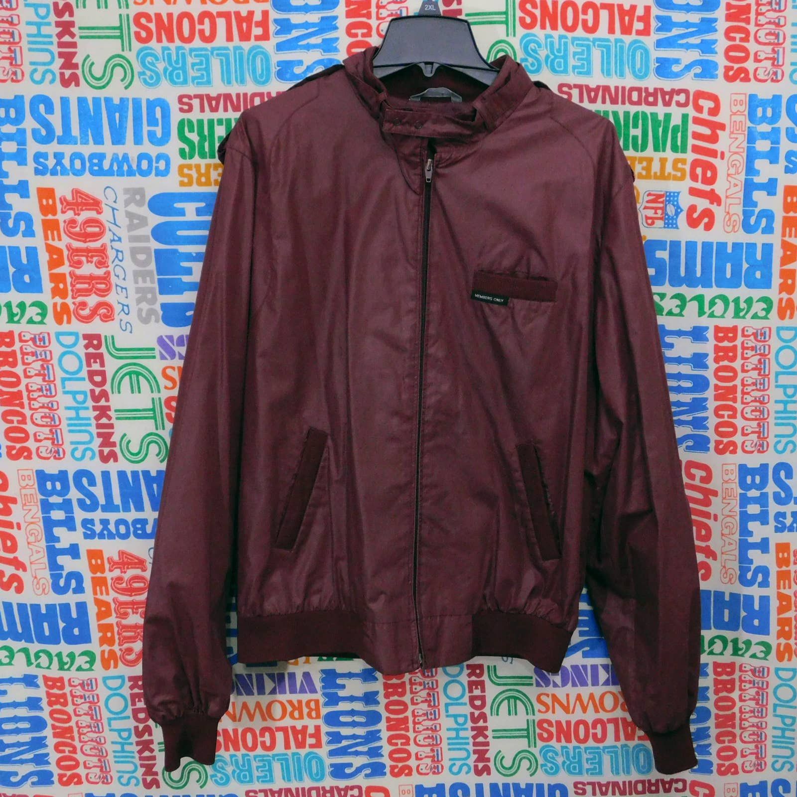 Members Only Vintage 80s Members Only Cafe Racer Bomber Jacket Size 46 ...