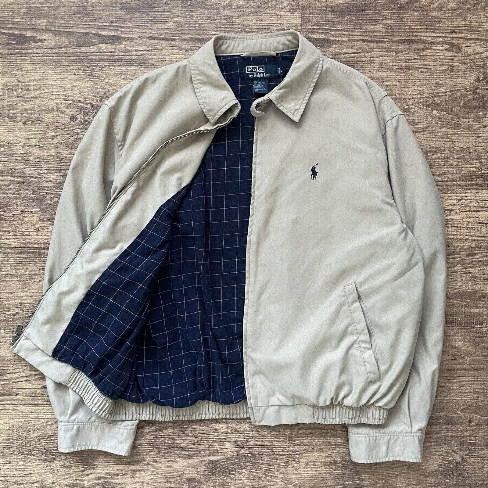 Polo Ralph Lauren × Vintage Vintage 1990s Polo Ralph Lauren Lined Harrington Jacket L | Grailed