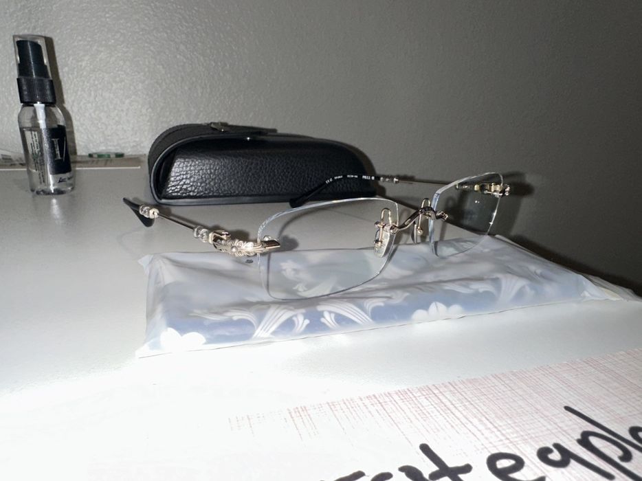 Chrome Hearts Chrome hearts Pill 3 plated glasses | Grailed