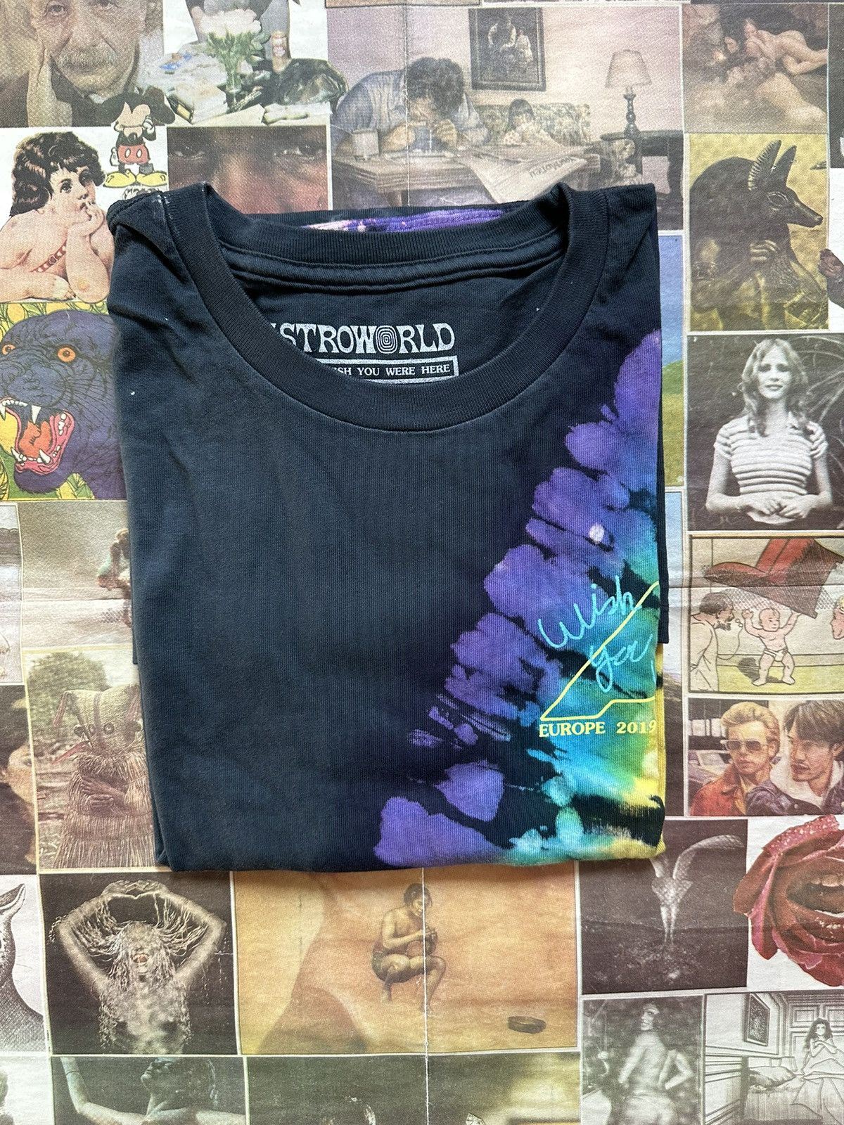 Travis Scott Travis Scott astroworld Live in Europe 2019 tee | Grailed