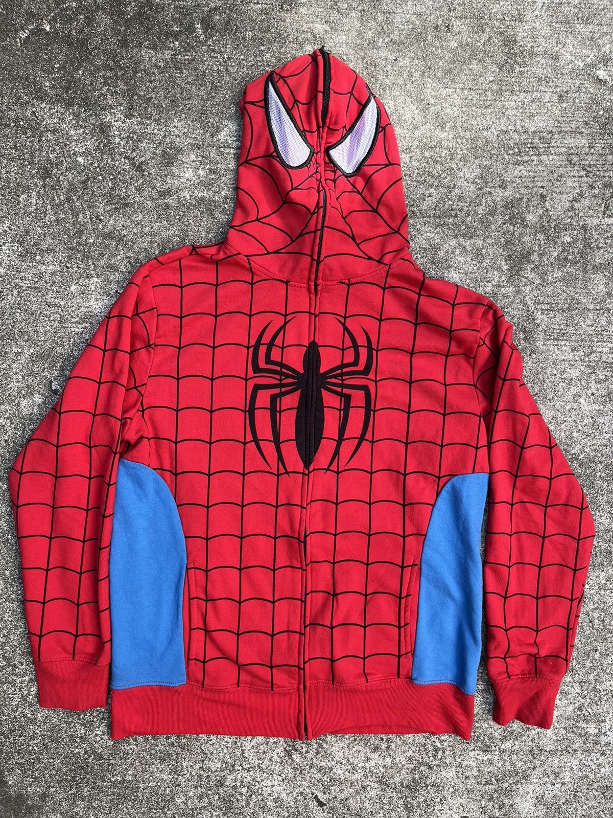 Marvel Comics Classic Spider-Man Bape Style Fullzip Hoodie | Grailed